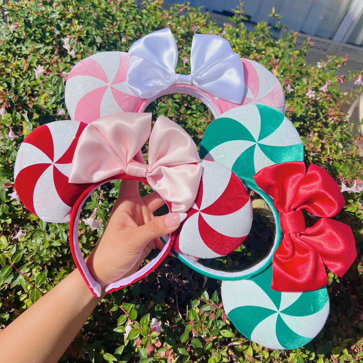 Peppermint Swirl Ears – The Ear Engineer
