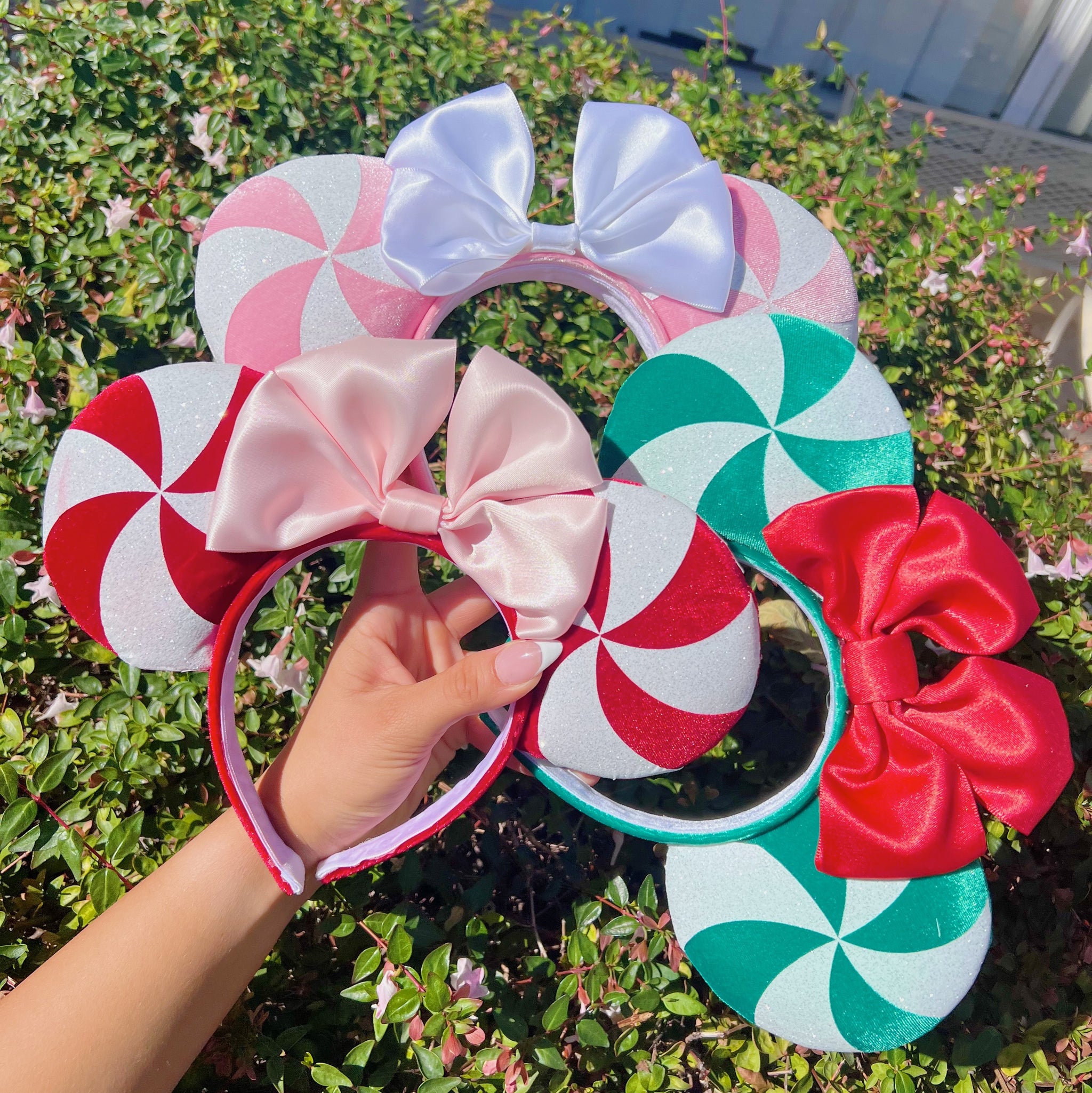 Peppermint Swirl Ears – The Ear Engineer